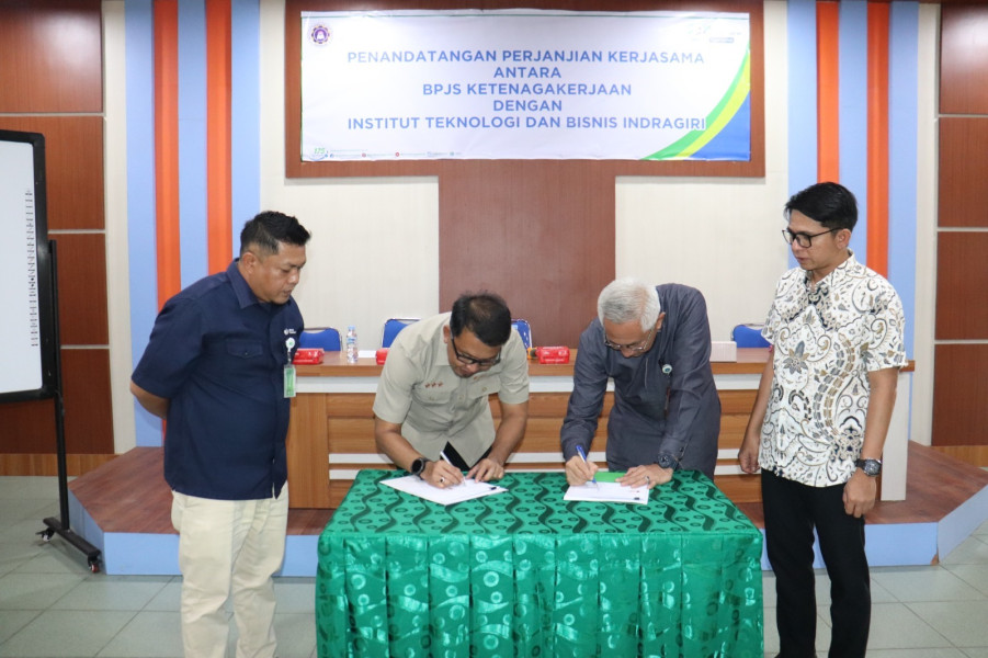 Mahasiswa KKN ITB Indragiri Rengat Dilindungi BPJS Ketenagakerjaan