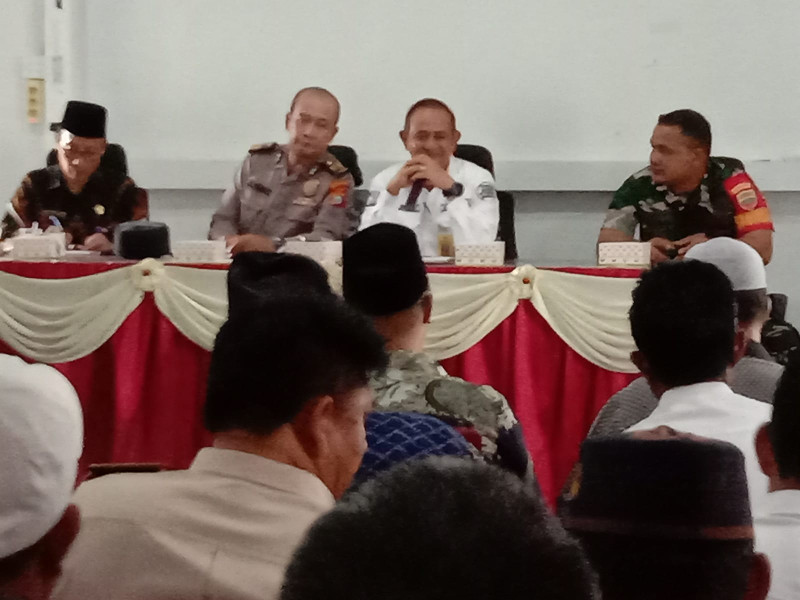 Camat Kateman Adakan Rapat Persiapan MTQ dan HUT RI