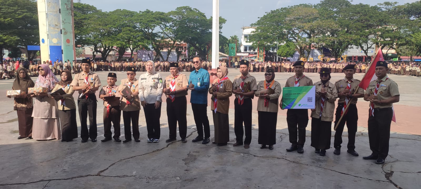 Hari Pramuka ke-63 Tahun 2024, BPJS Ketenagakerjaan Rengat Serahkan ...